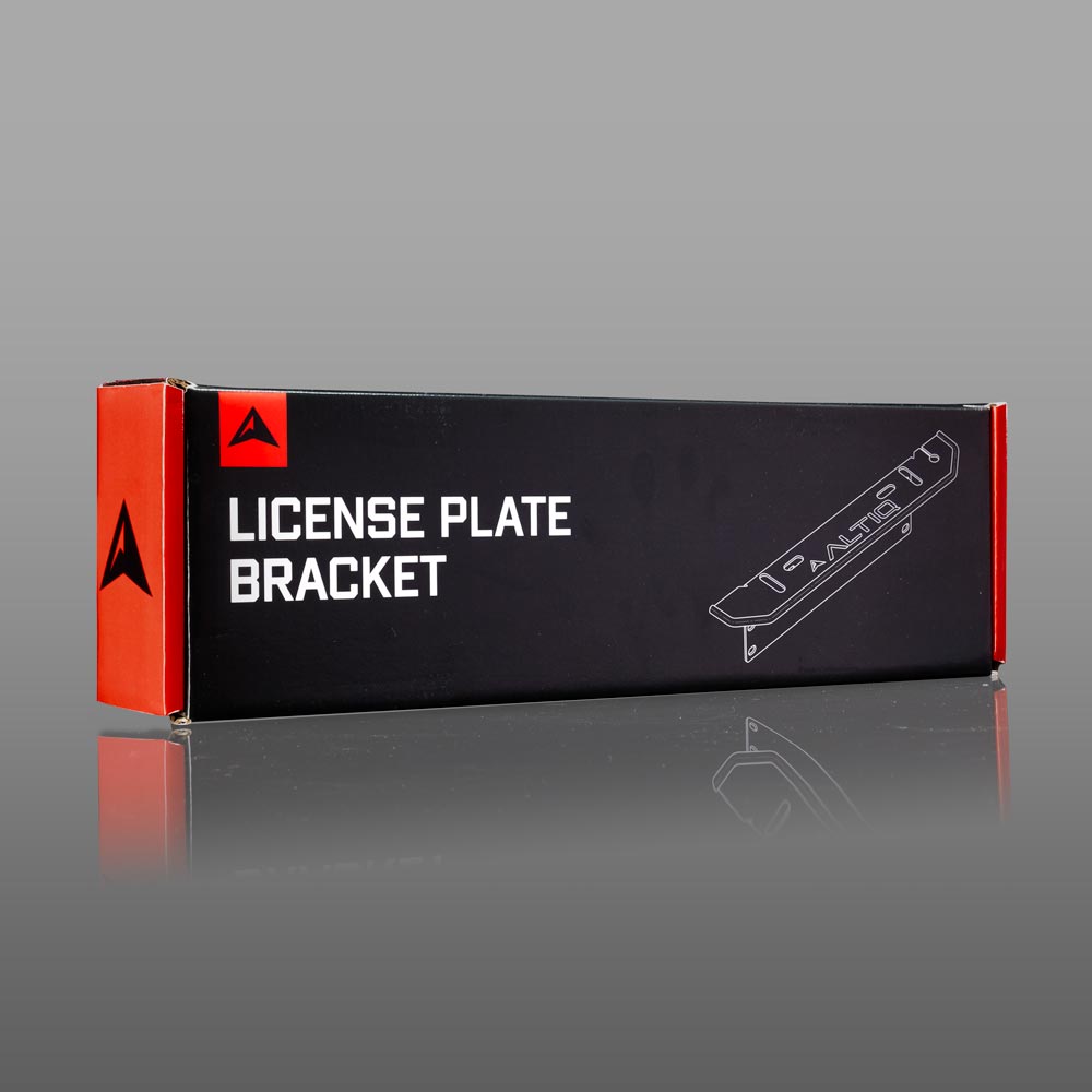 Black Number Plate Light Bar Bracket. – ALTIQ™