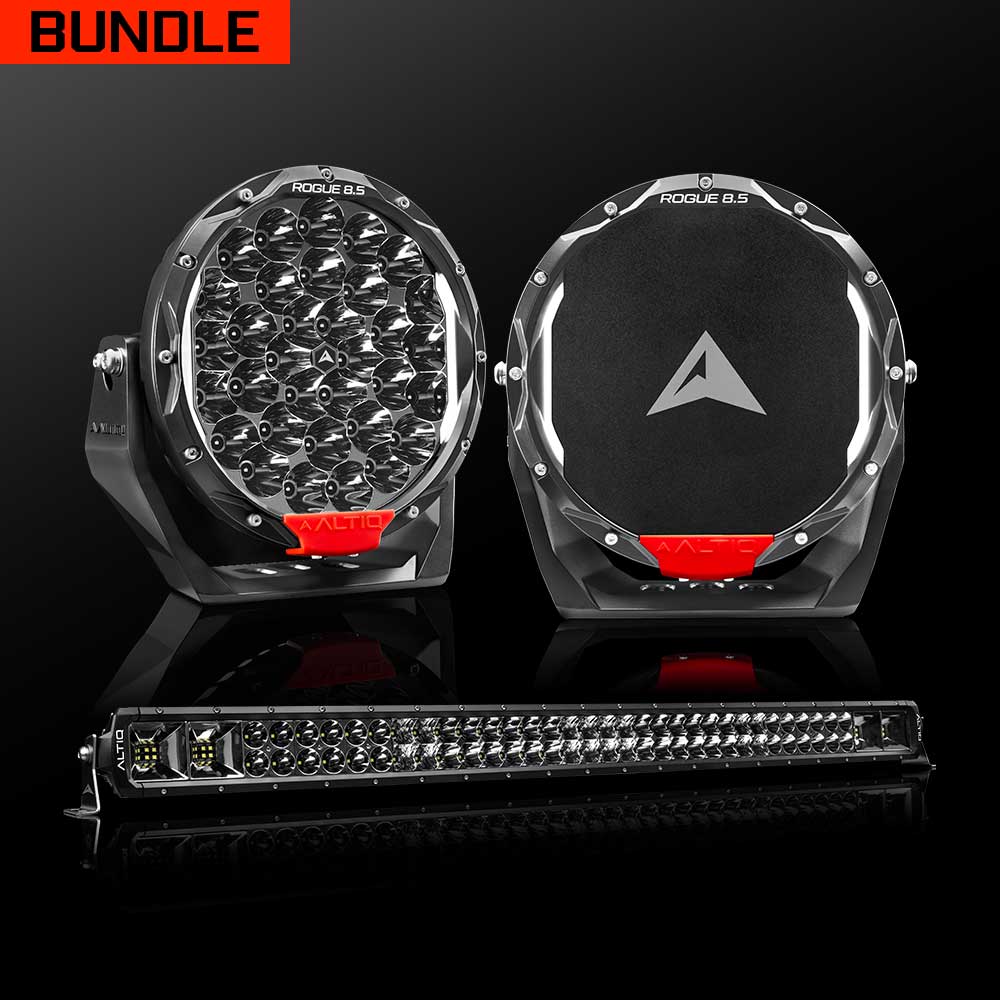 Rogue MK3 8.5" Pair + 42" Hybrid Light bar Bundle – ALTIQ™